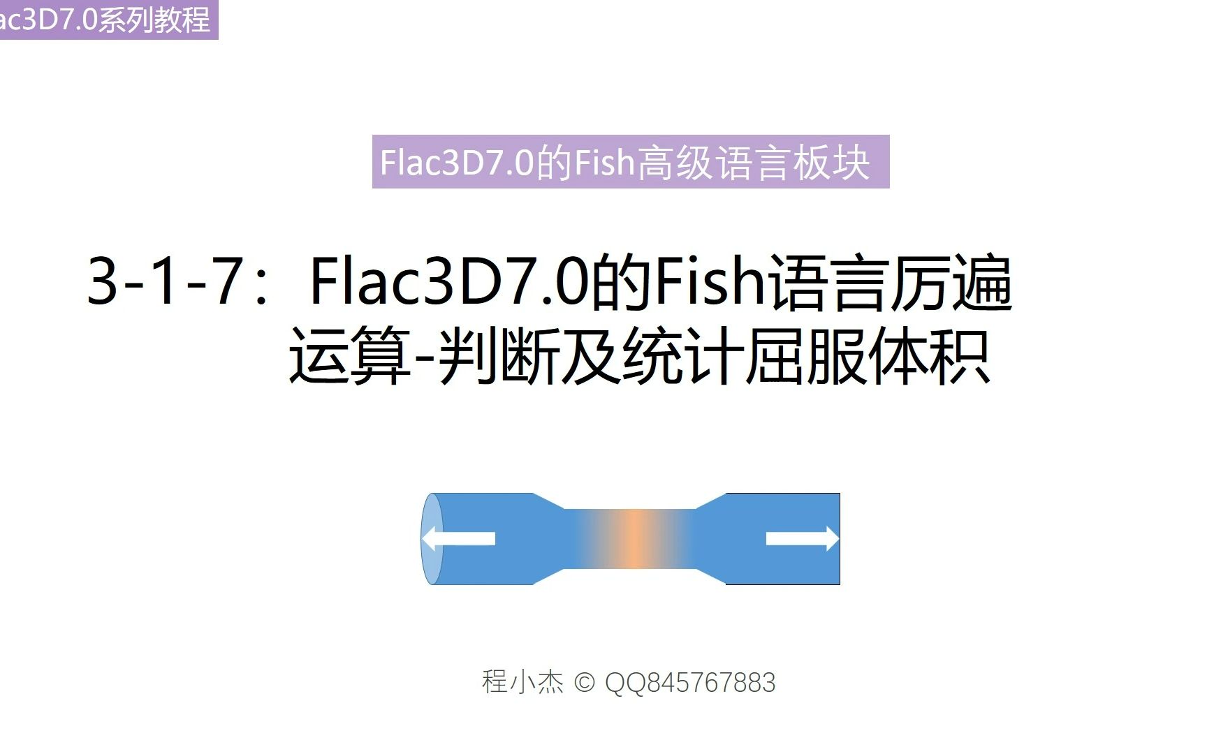 3-1-7:Flac3D7.0的Fish语言遍历-运算-逻辑及屈服体积统计