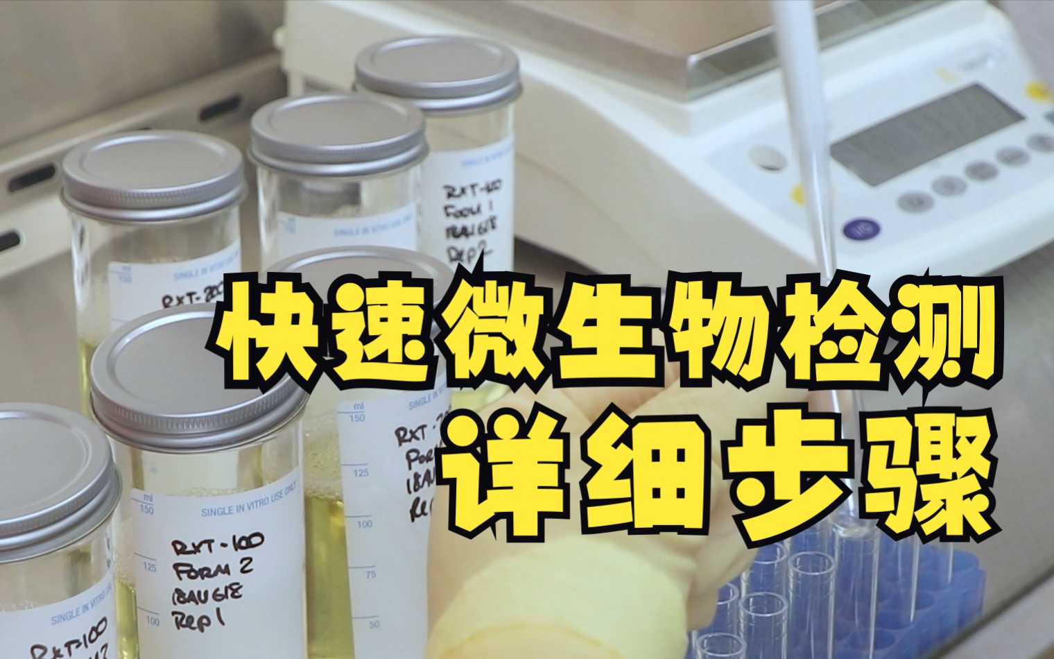 6个步骤做快速微生物检测