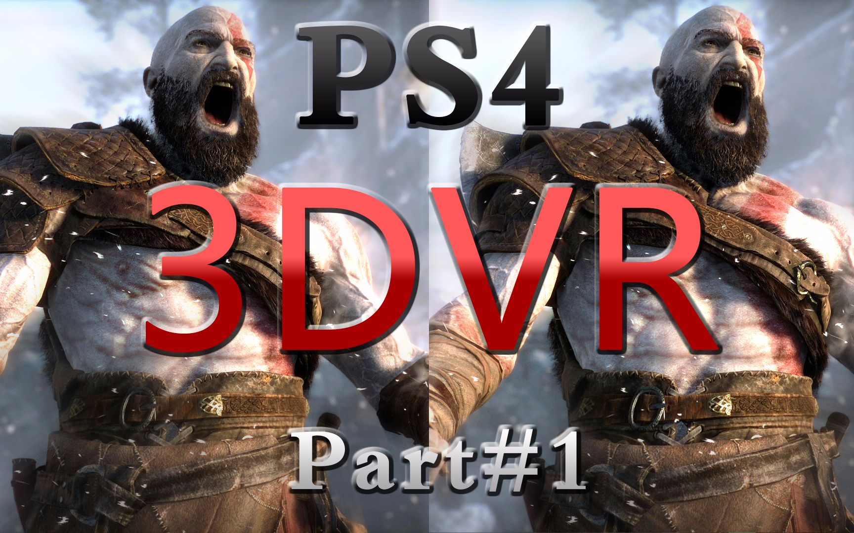 ...[VRPig] 战神4 3D VR先行版#1(貌似转制版手机眼镜可用) PS4 ...