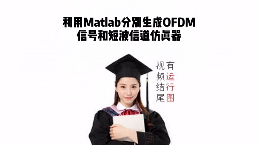 利用Matlab分别生成OFDM信号和短波信道仿真器
