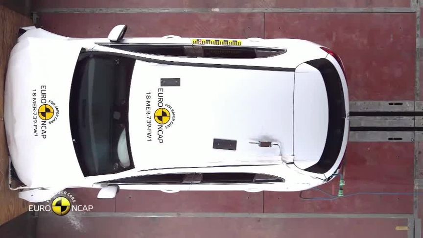 梅赛德斯-奔驰A级轿车的欧洲NCAP碰撞试验(2)#美国iihs碰撞测试