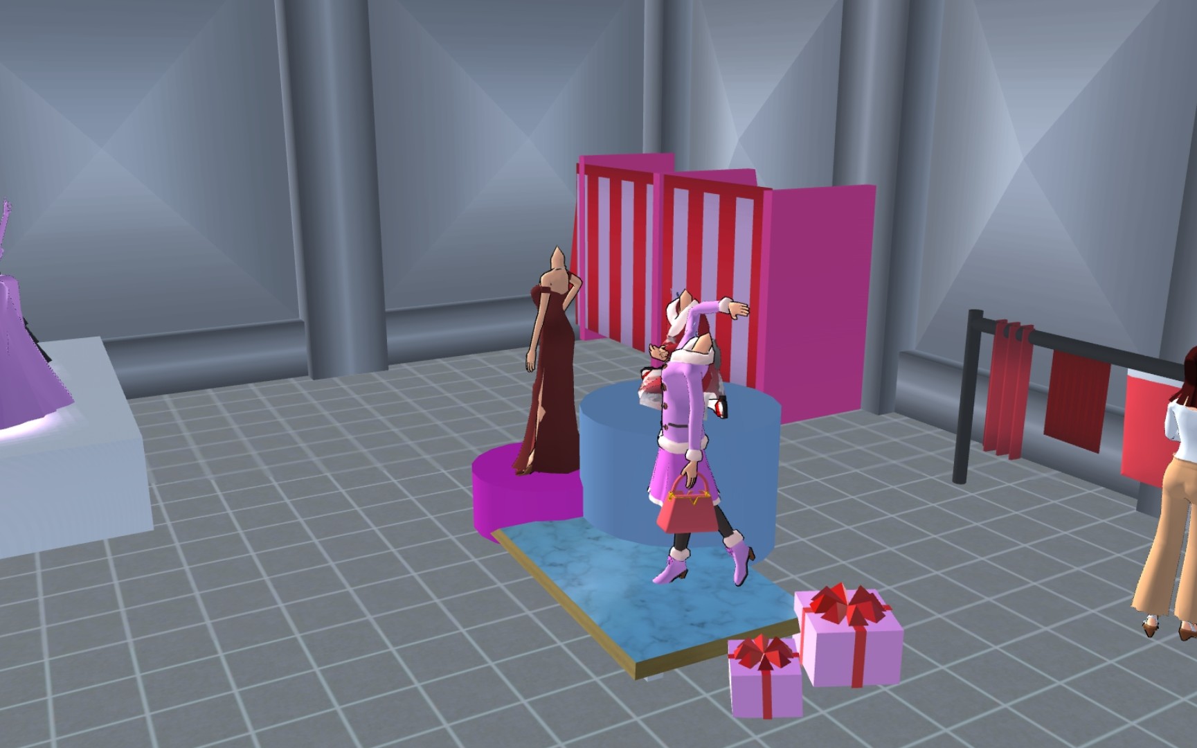 [樱花校园]自己做的服装店?