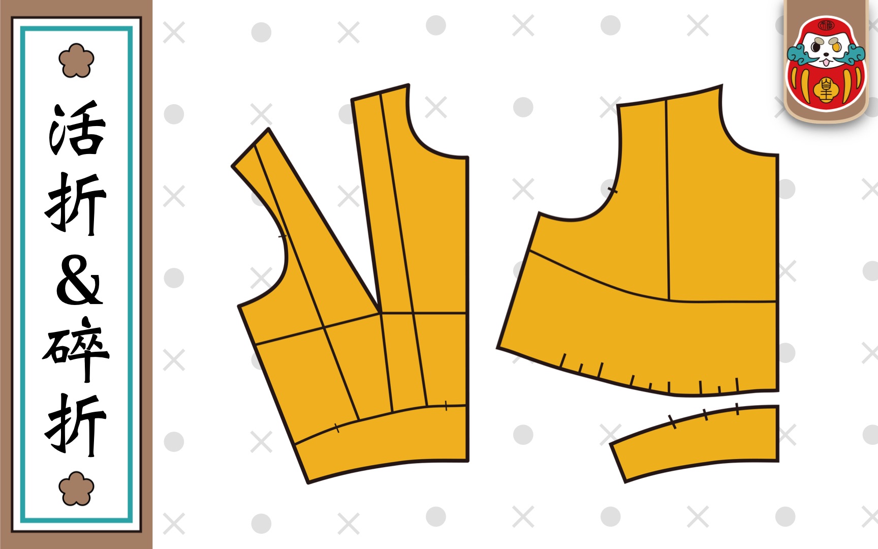 【打版教学】最常用的收折与装饰!两种打折法! |Gather & Pleats|剪裁...