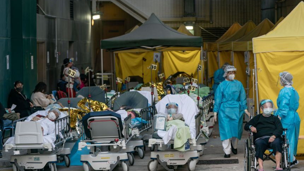 香港医管局:多家公立医院内科病床超出100%使用率