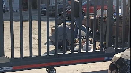 烟台电动伸缩门厂家安装#烟台电动门厂家#电动门#烟台伸缩门厂家#...