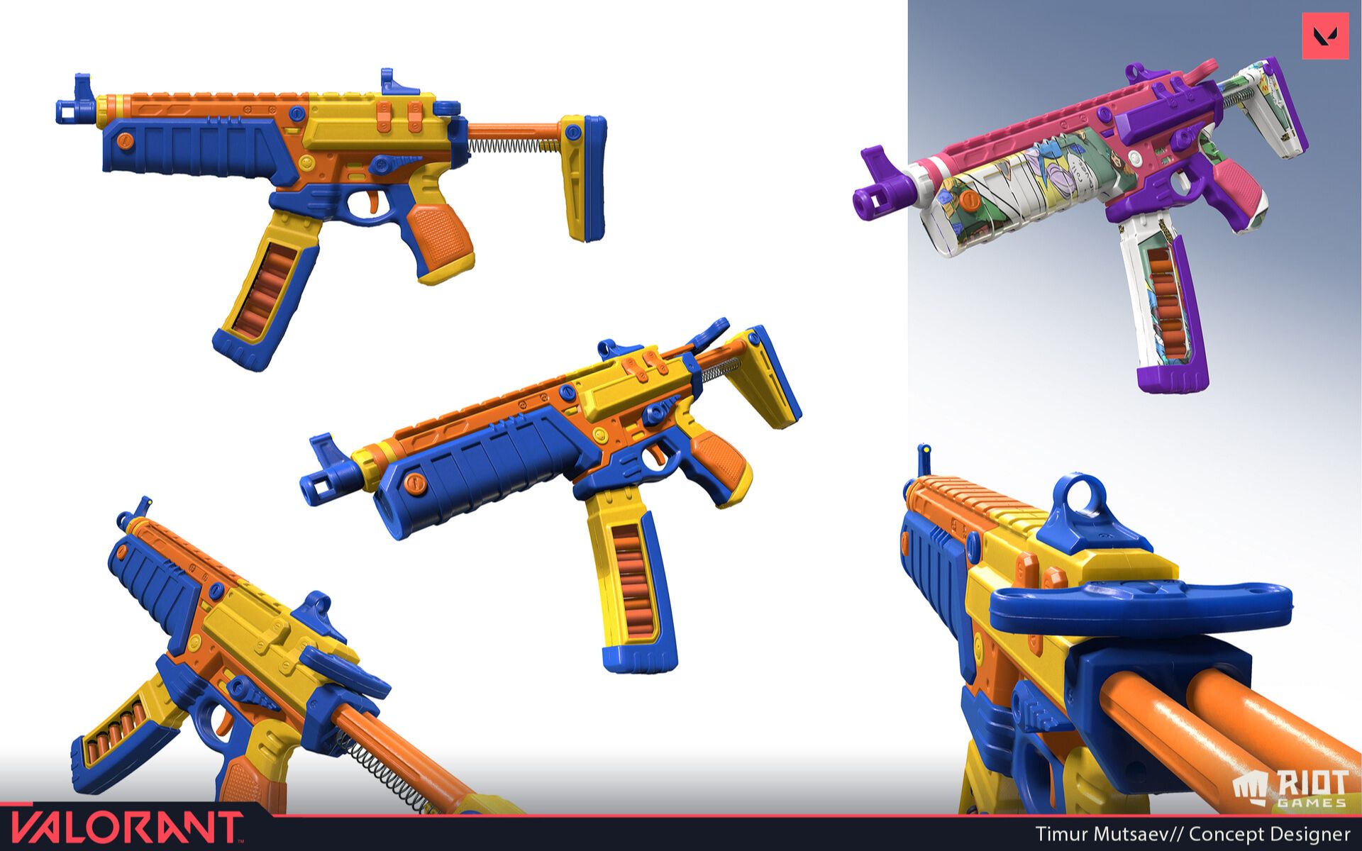 3dmax入门枪械教程,枪械建模全流程,零基础枪械教程