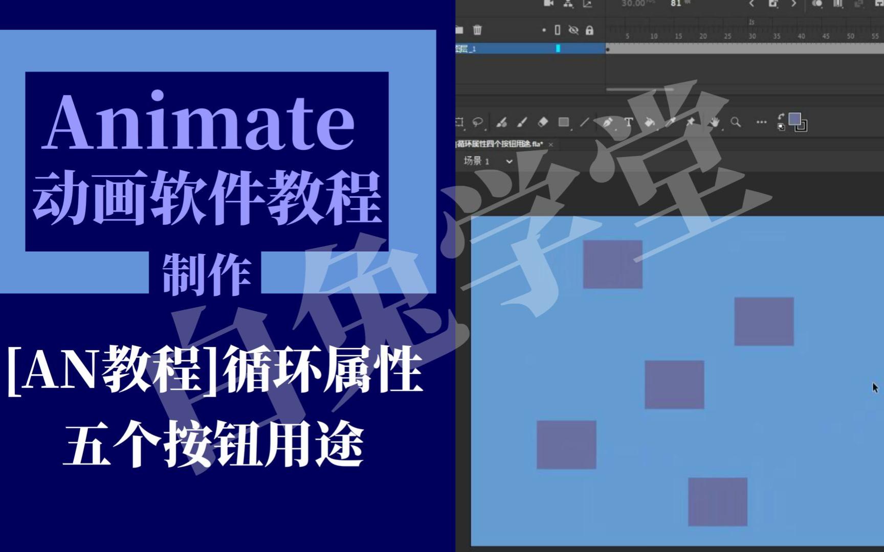 [AN教程]循环属性五个按钮用途