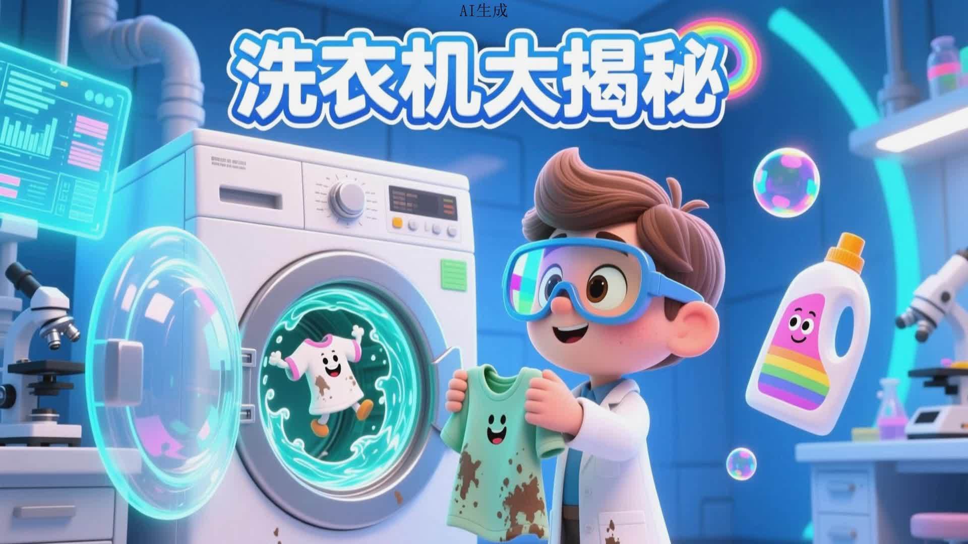 洗衣机工作原理大揭秘!看懂内部运转,实用维护技巧