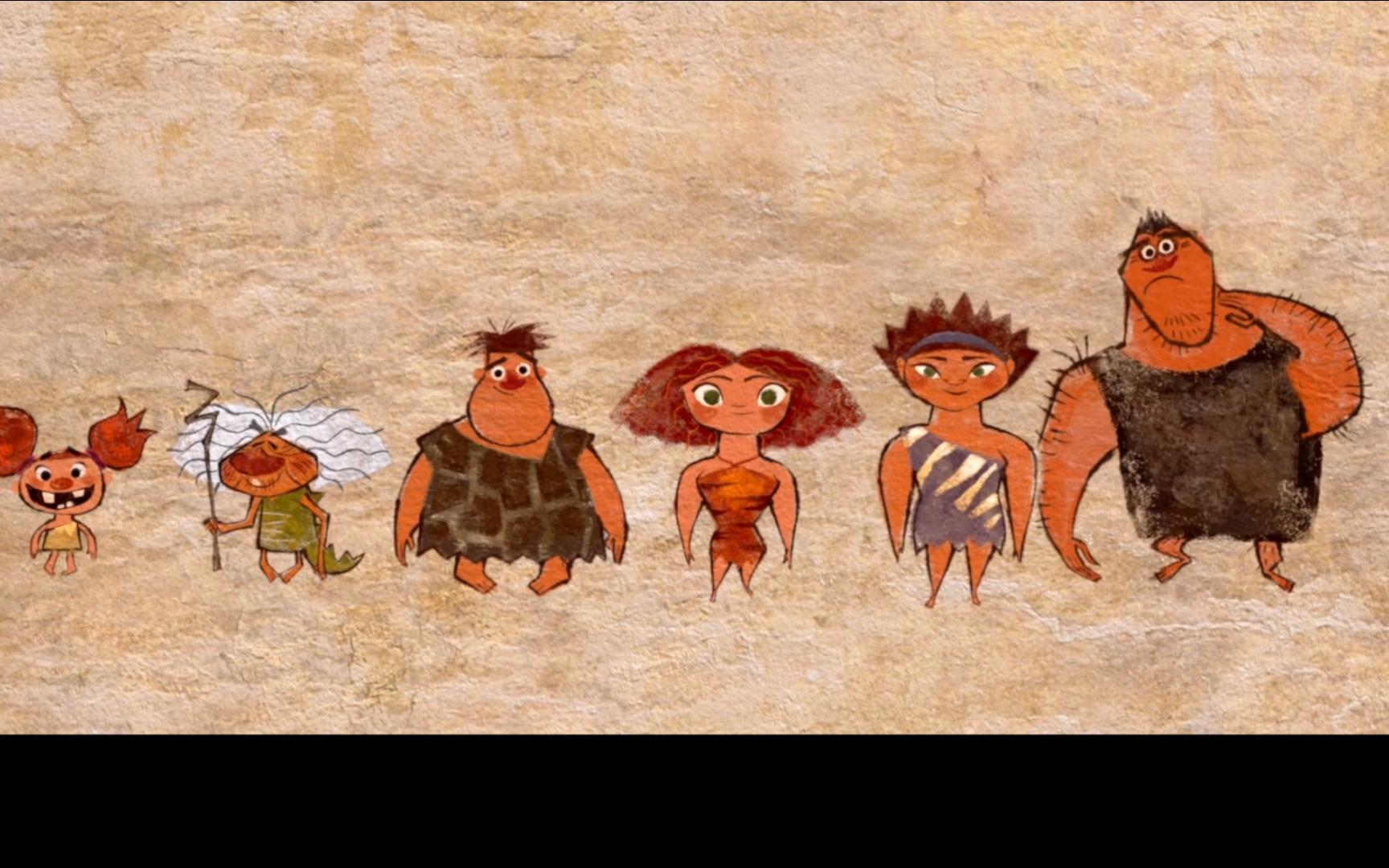 疯狂原始人电影动画英文配音片段,原声版视频素材,可定制消音去人声,...