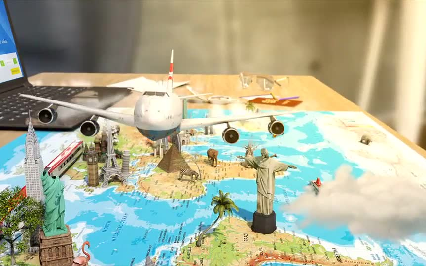 AE模板-旅游节目片头模板世界景点旅游精美片头模板旅行社介绍视频...