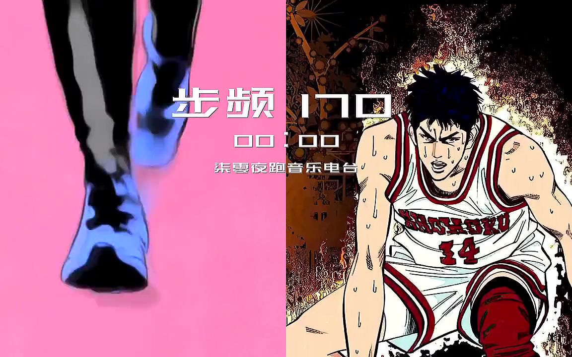 170|灌篮高手|全网步频最全 效果最好的 跑步音乐|柒零夜跑