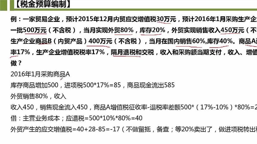企业增值税的计算方法,很详细