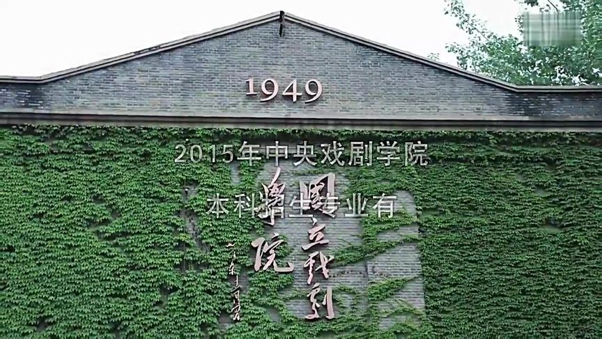 中央戏剧学院2015年本科招生宣传片