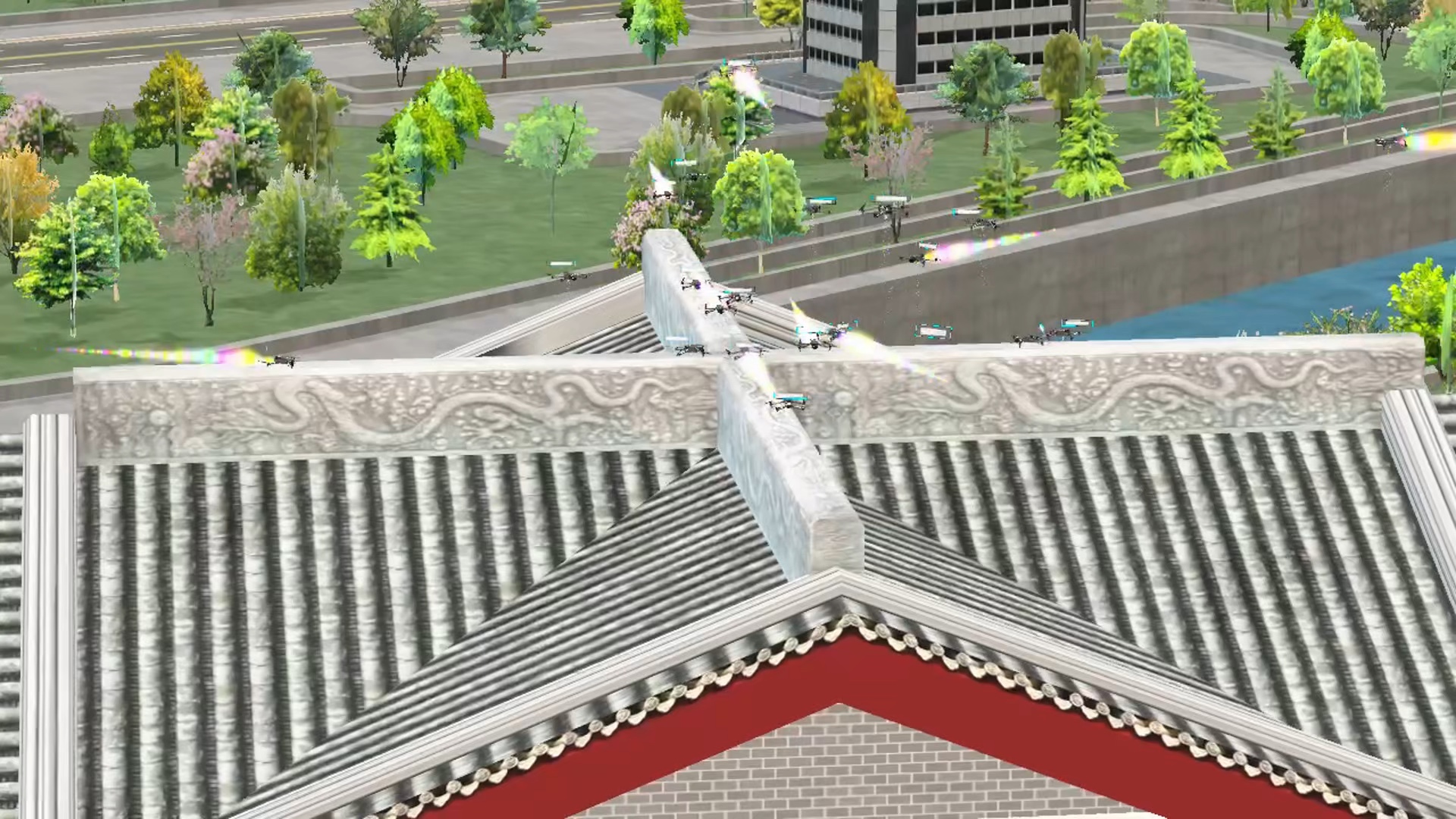 ...各地的飞友首次完成线上约飞!#SimuFlight #大疆模拟器 #大疆无人机