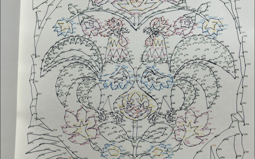 动动手,魔线,连线画,1公鸡