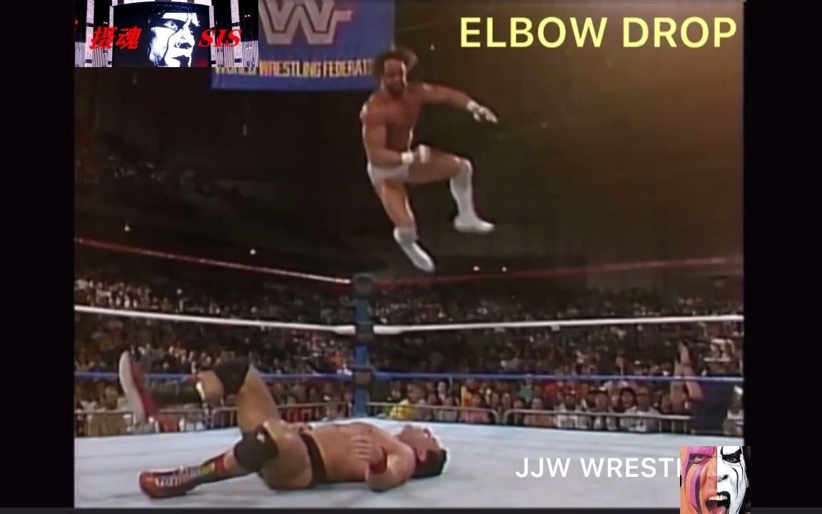 猛男Savage“慢放版”跳水式肘击合集 Flying Elbow