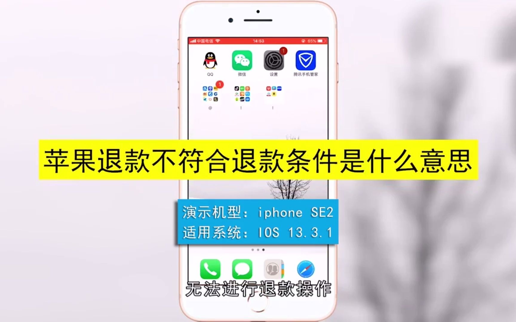 苹果退款不符合退款条件是什么意思,苹果退款不符合退款条件的意思