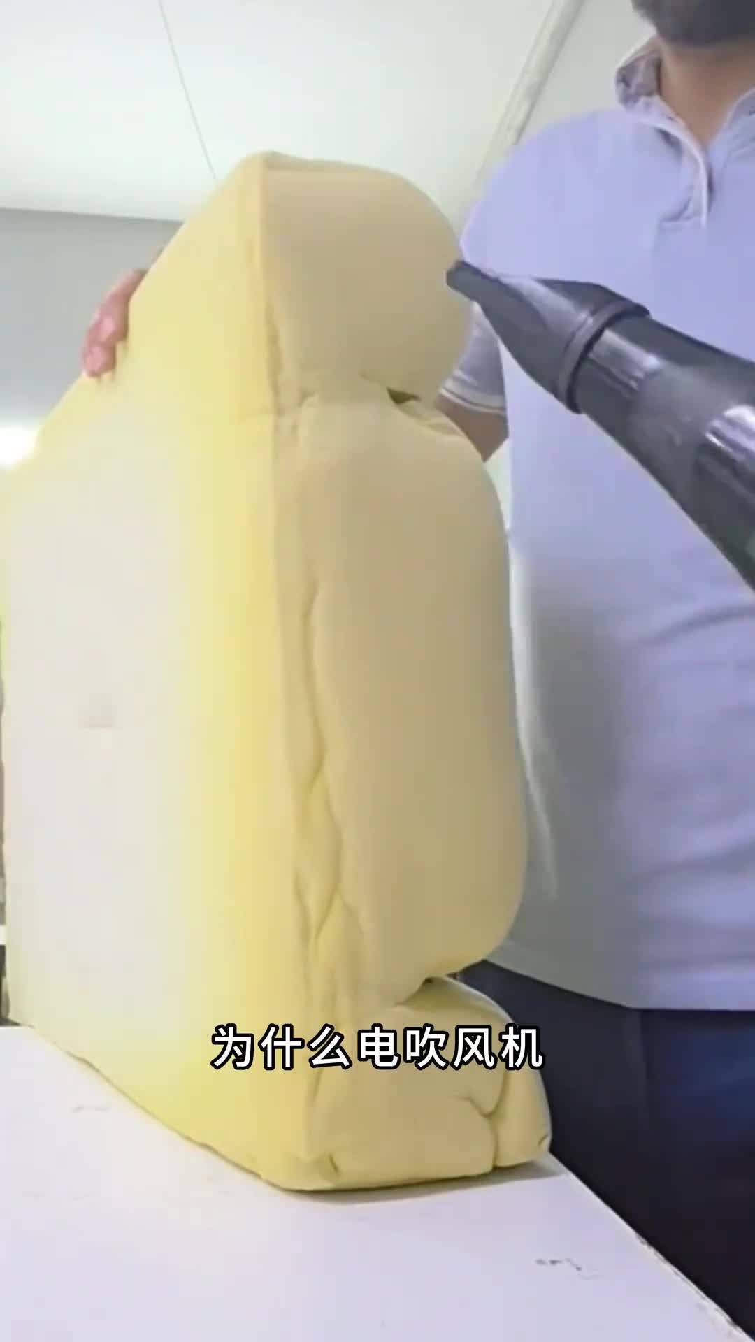 为什么电吹风机可以修复受损的海绵?