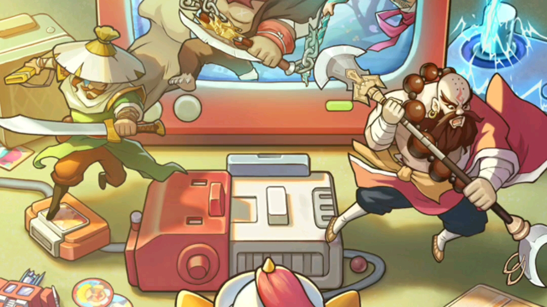 【小浣熊百将传】童年记忆的延续,半放置类的过关游戏,画风棒