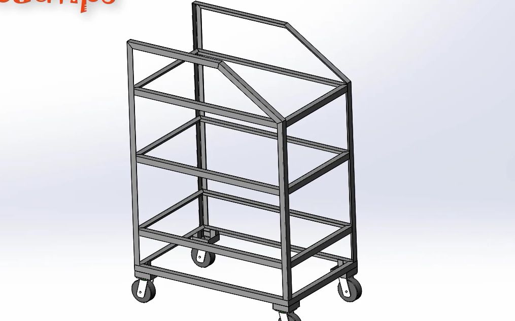 Solidworks tips #1 如何用角钢绘制车架 | 焊件视频教程