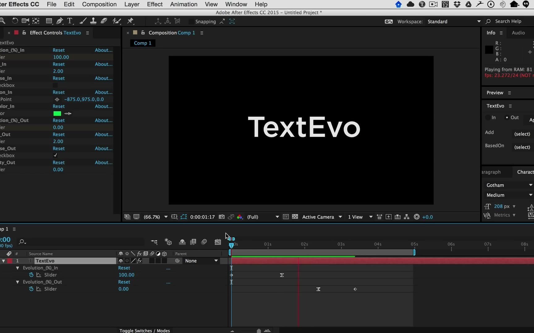 【AE教程】文字动画插件TextEvo