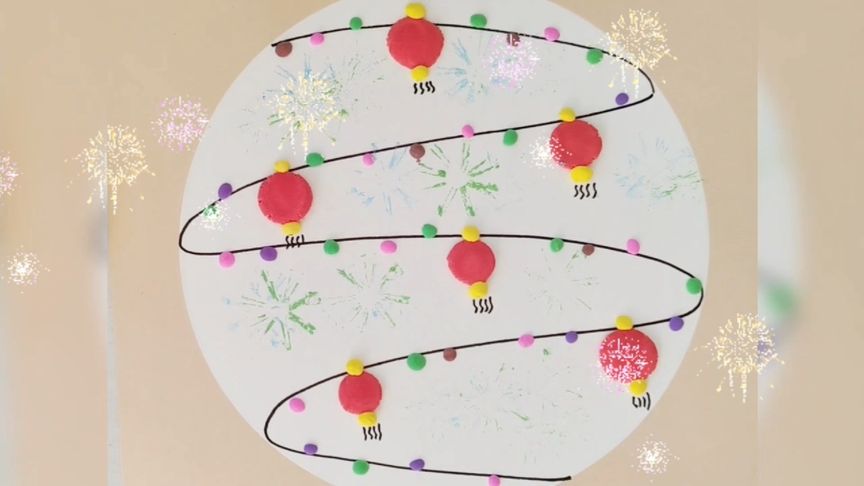 适合幼儿园中小班的新年主题手工活动,赶快带孩子做起来吧!