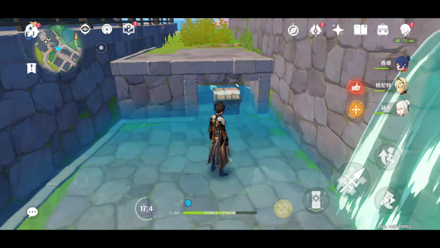 [原神寻宝记录]稻妻城内河暗渠精致宝箱_原神