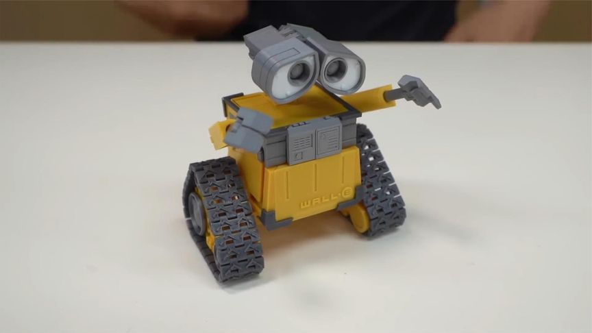 3D打印模型分享,瓦力无支撑打印拼装过程 -fab365