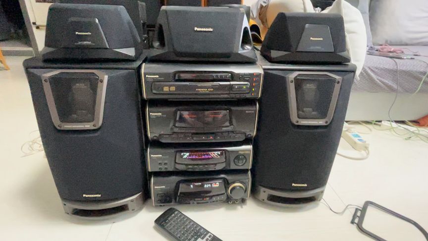panasonic松下组合音响试音 4层分体设计 日本制造 成色非常新