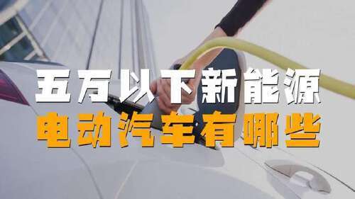 预算五万内!这五款新能源神车代步超划算