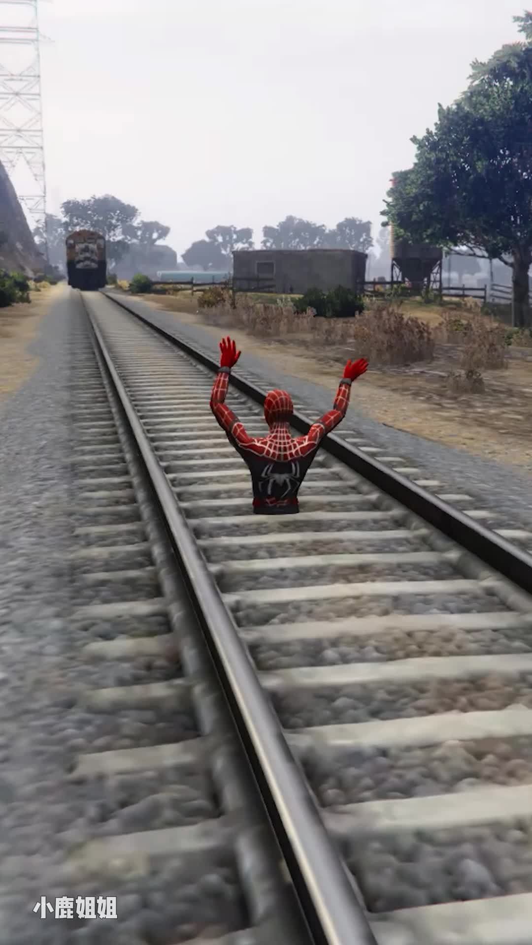 钢铁侠和蜘蛛侠#危险动作请勿模仿 #游戏