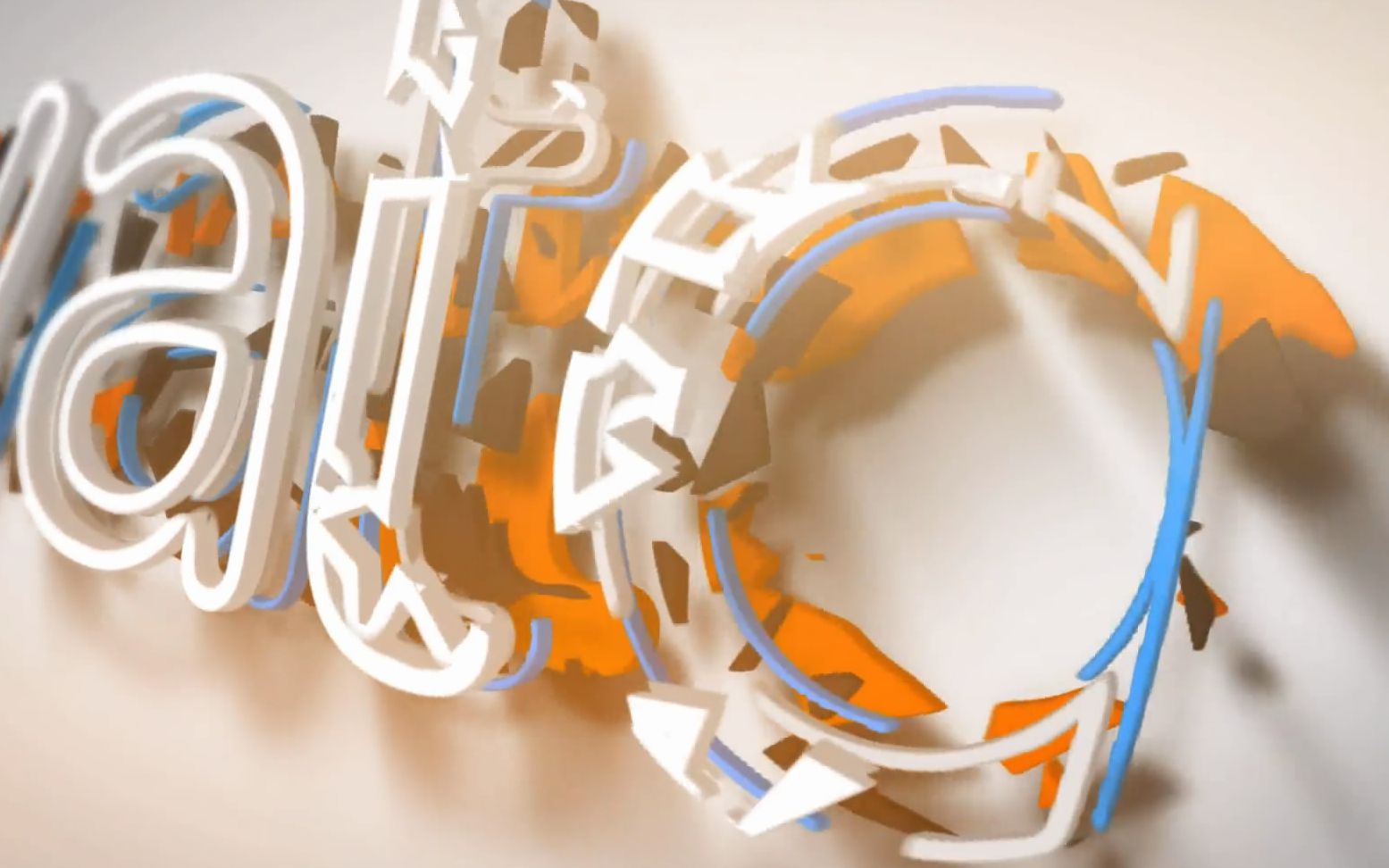 394震撼三维3D标志logo碎片拼贴生长片头ae模板ae特效 视频片头 pr ...