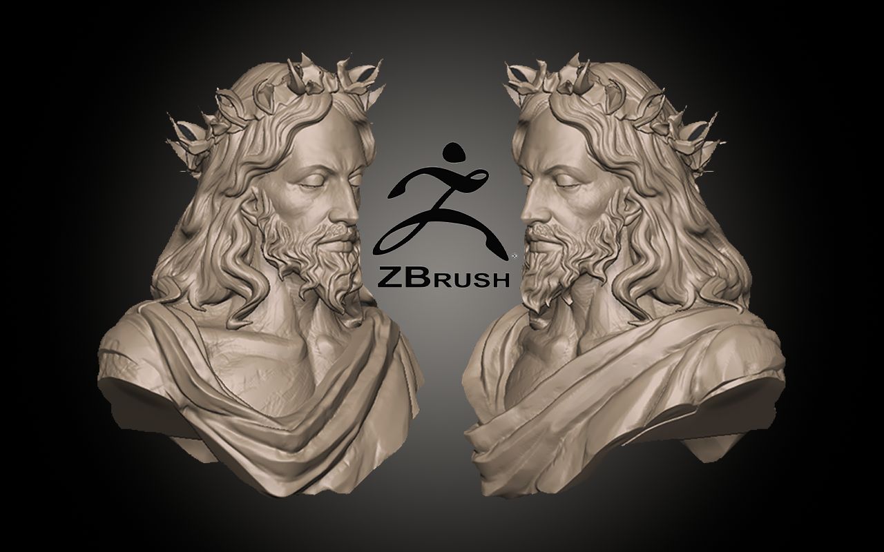 【zbrush雕刻】一个简单案例(耶稣)让你学会ZBrush模型雕刻,新手看完...
