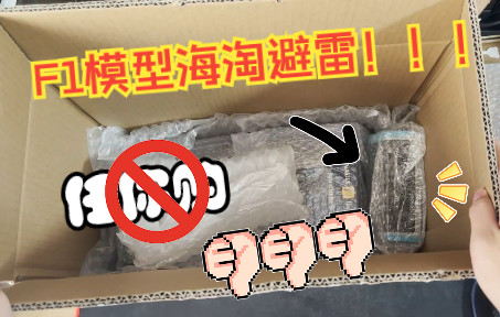 避雷!一箱让我放弃海淘平台的F1模型.