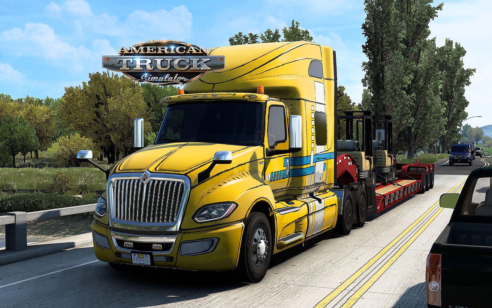 美国卡车模拟:最后三公里才上高速 202363