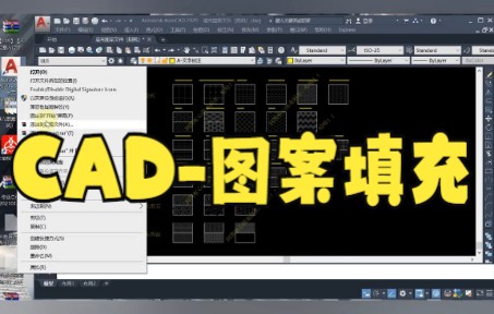 【cad教程】CAD-图案填充【CAD技巧】如何添加外部填充图案的方法