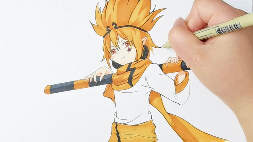 《凹凸世界》嘉德罗斯手绘教程:帅不帅你说了算!