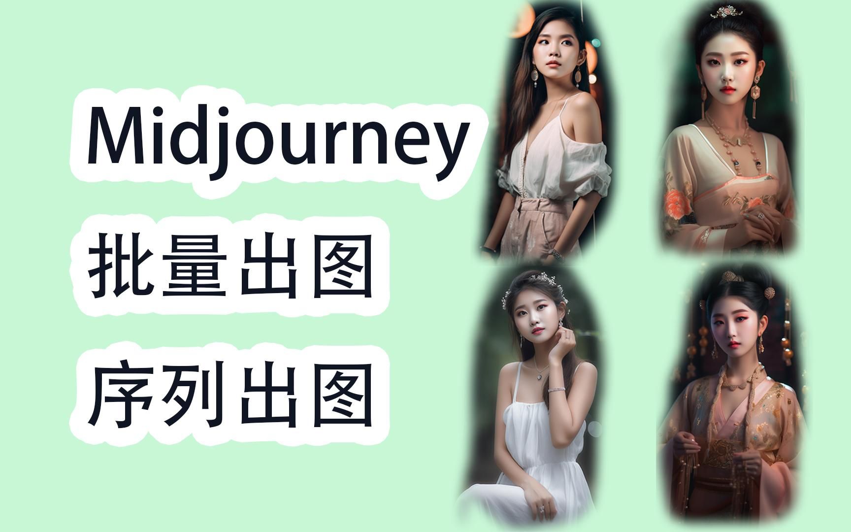 【Midjourney—批量快速出图】一个命令简单快速的批量出图