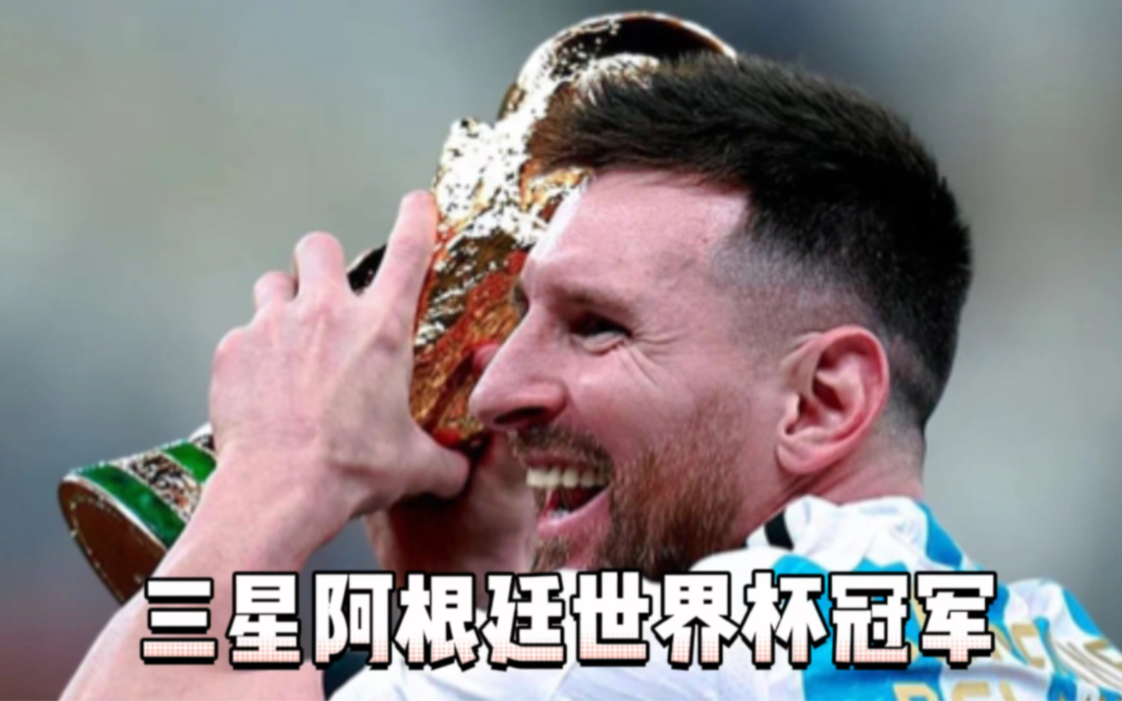 阿根廷夺得世界杯冠军那一刻,你哭了吗?花有重开日,人无再少年,青春...