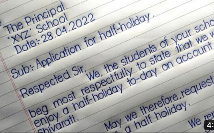 教你如何写的一手好字的正规英文请假条