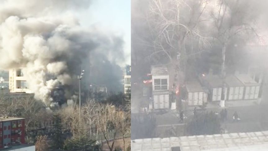 突发!北京交通大学实验室发生爆炸起火 现场浓烟弥漫