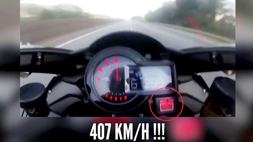 请求起飞!不小心跑出407km/h时速,陆地最快的川崎H2摩托车
