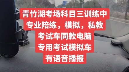 青竹湖科目三专业陪练模拟私教 考试车同款电脑 专用考试模拟车有...