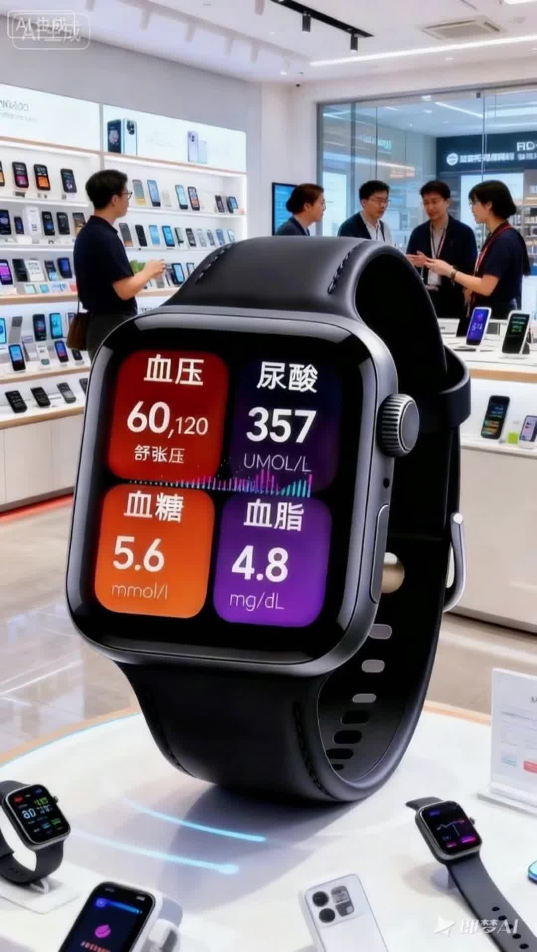 #上热门ߔ� #智能手环 #智能科技 #测血糖手表 #测血压手表 @抖加ߔ...