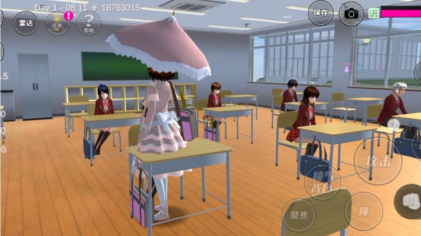 这次来个带音乐的樱花校园模拟器。