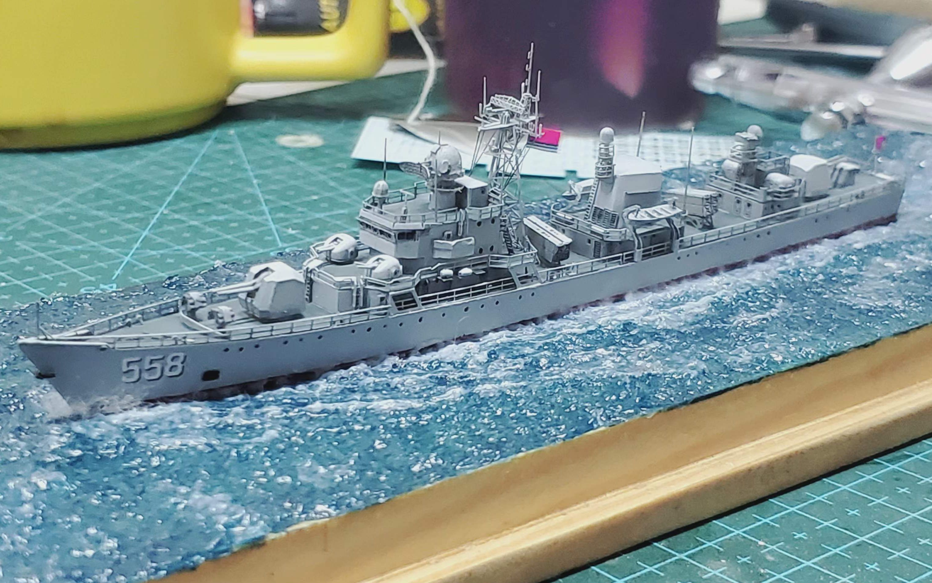 【模型制作】 PLAN FF-558 北海号导弹护卫舰