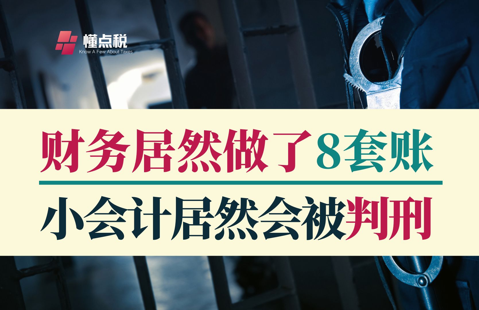 财务做8套账,小小会计被判刑