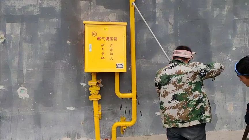 庭院燃气架空管道强压试验