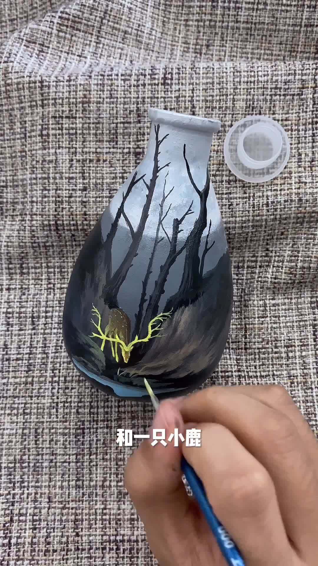 简单好学 你也试试#丙烯画教程