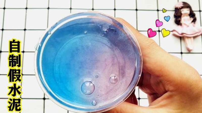 两种材料就能做假水?连清水都省了!超高颜值像水晶球球,好治愈